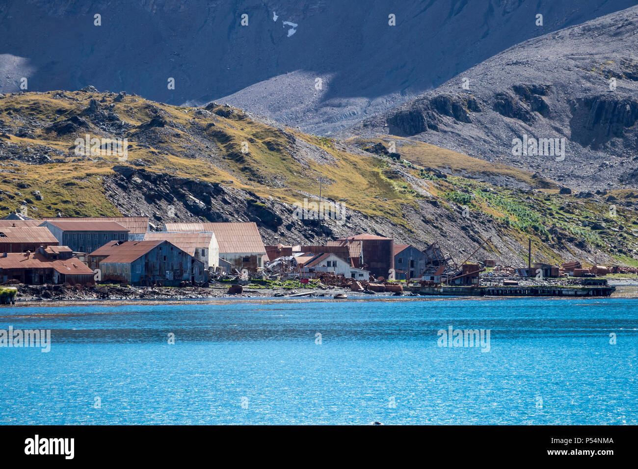 Leith Whaling Station, South Georgia Island, British Overseas ...