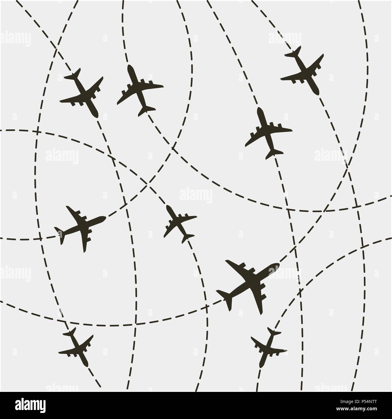 Flight route map hi-res stock photography and images - Alamy