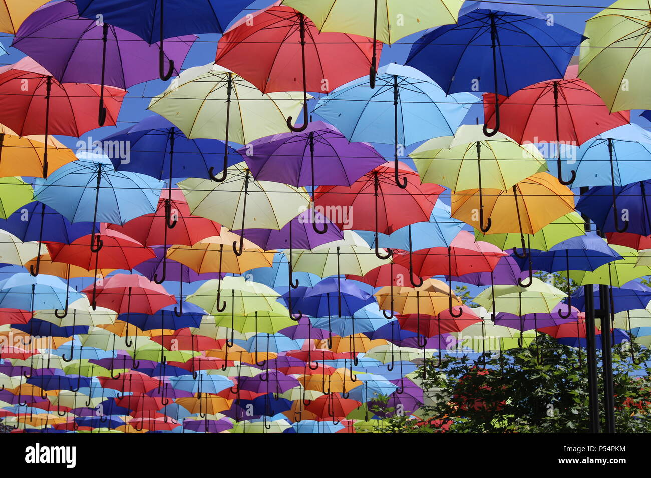 Rain umbrellas hi-res stock photography and images - Alamy