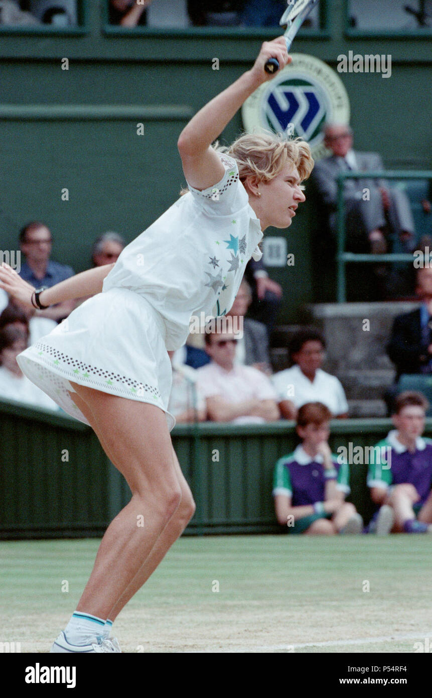 Tennis wimbledon championships ladies singles final steffi graf martina ...