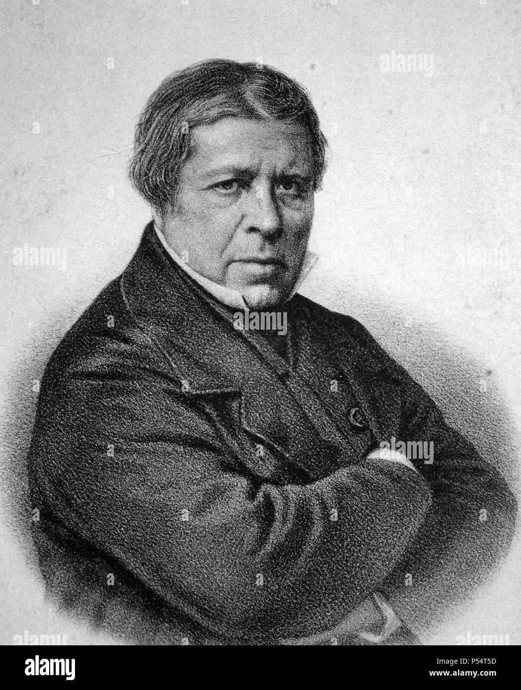 Jean Auguste Dominique Ingres (1780-1867), pintor francés Stock Photo ...