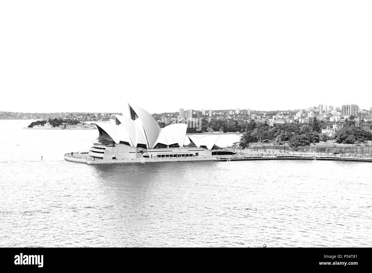 AUSTRALIA,SYDNEY-CIRCA AUGUST 2017-opera house and the boat Stock Photo ...