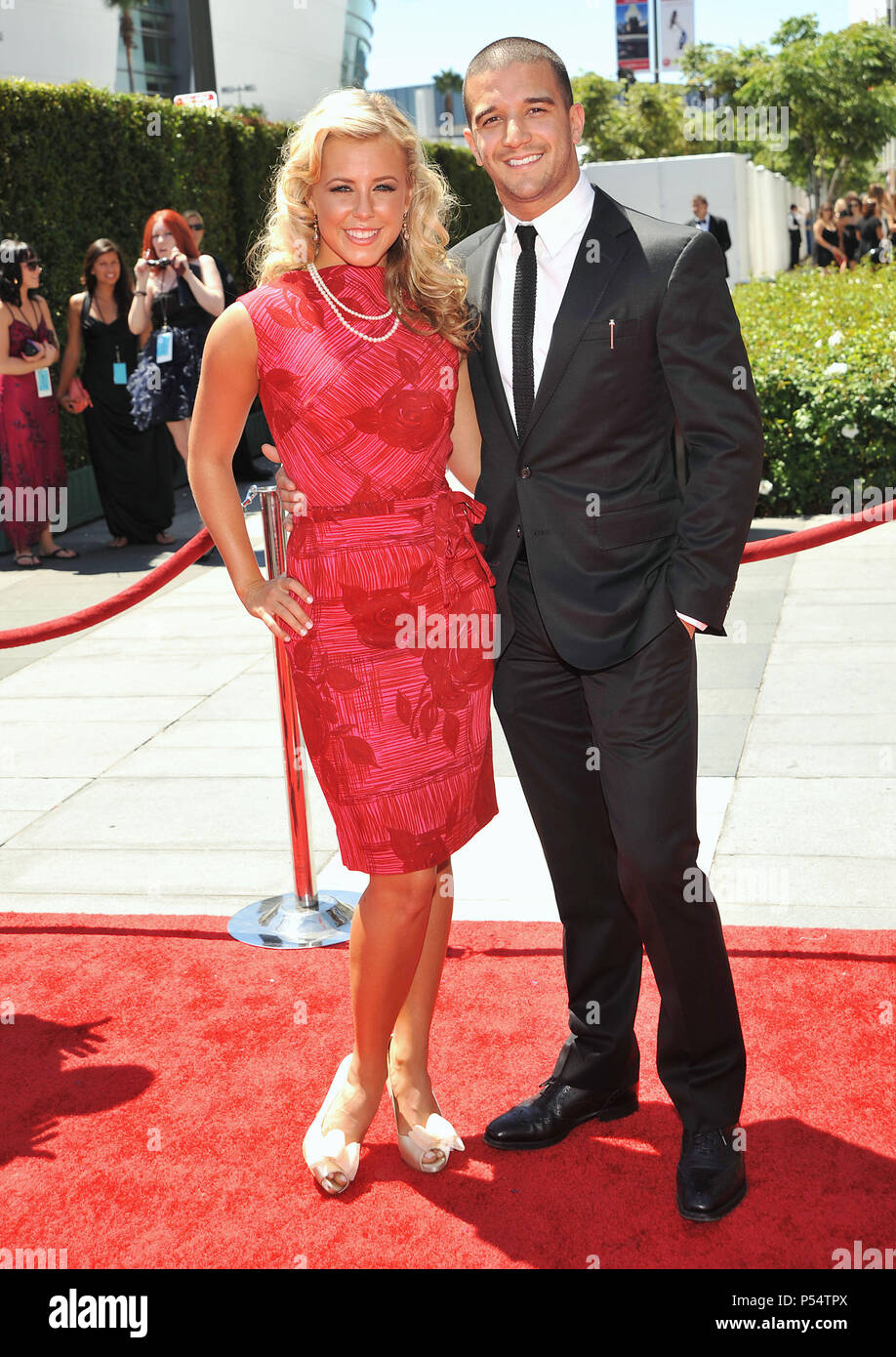 Chelsie Hightower and Matt Ballas 2010 Creative Emmy Awards at the ...