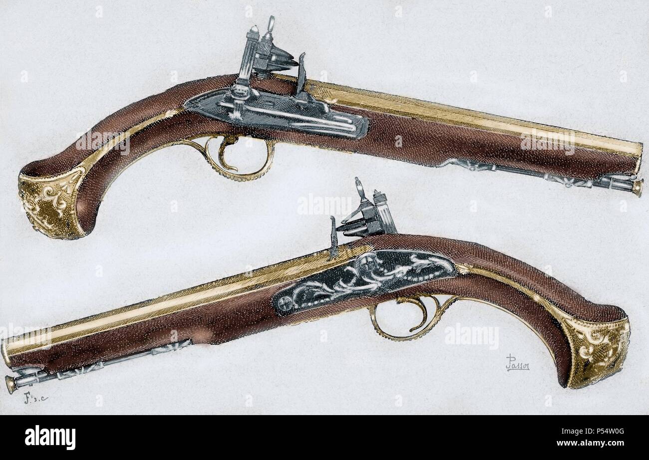 Pistols 18th century hi-res stock photography and images - Alamy