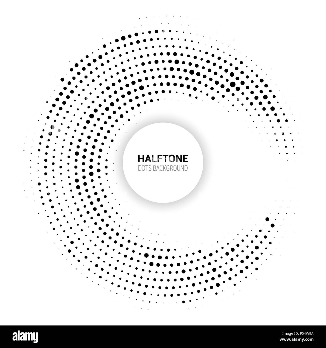 Abstract background with a halftone dots design Stock Photo - Alamy