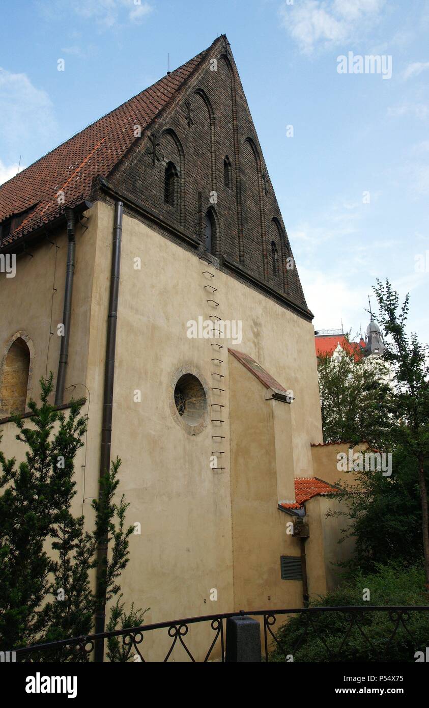 Czech Republic. Prague. Old New Synagogue. Gothic, 13th century ...