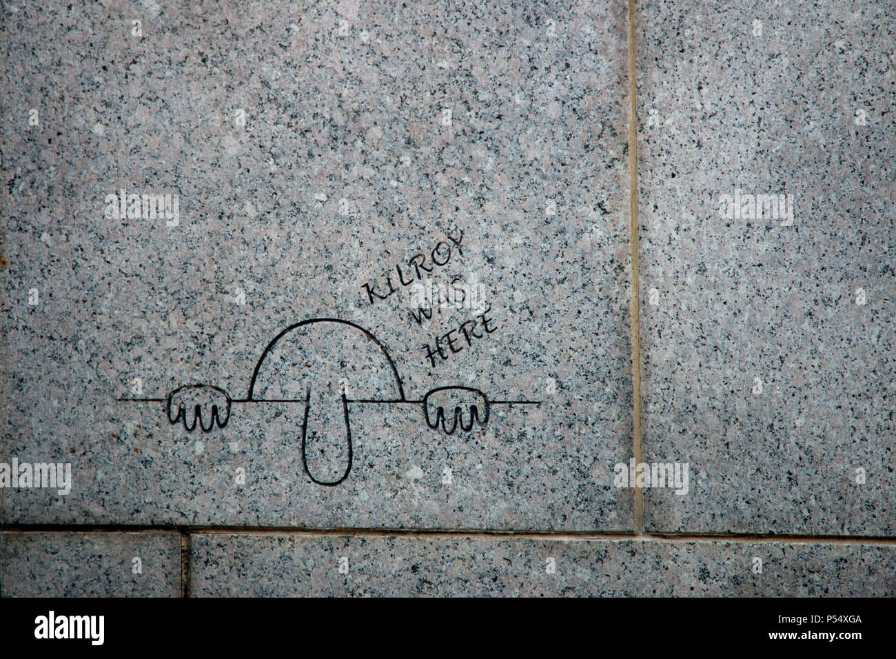 Kilroy Was Here High Resolution Stock Photography and Images - Alamy