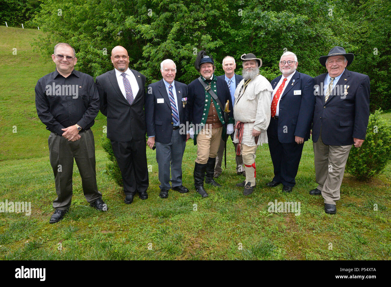 A group representing the Sons of Revolution from various states and ...