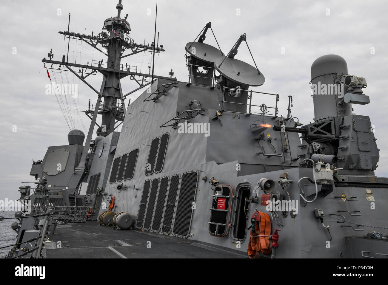 PACIFIC (May 10, 2017) Arleigh Burke-class guided-missile destroyer USS ...