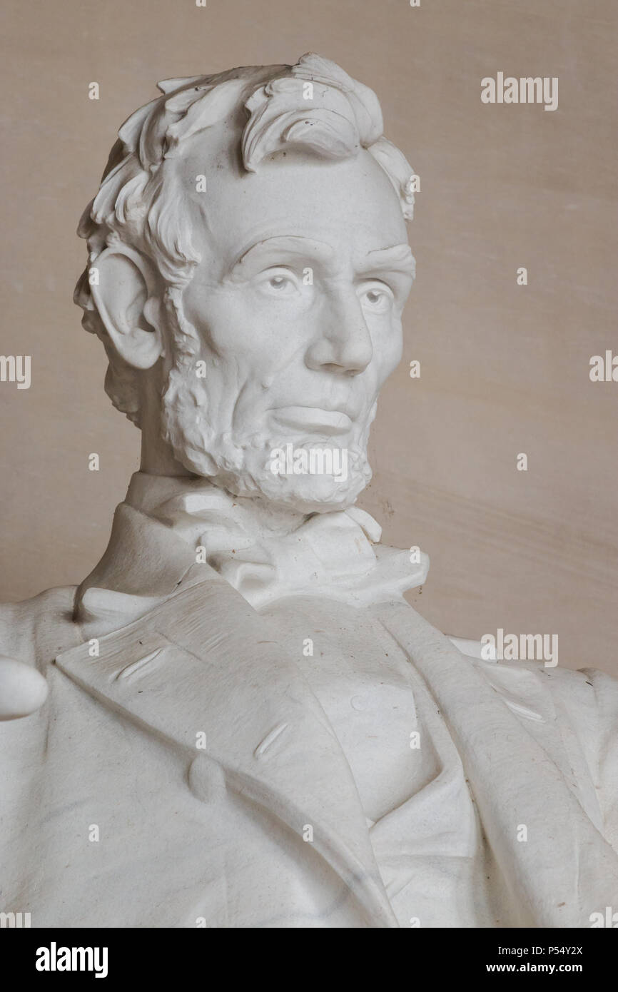 Abraham Lincoln Statue Face