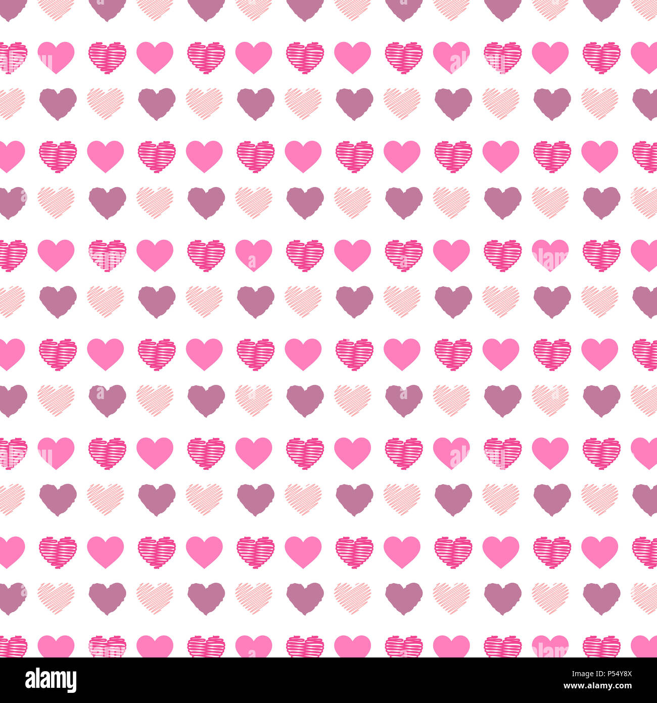 Abstract background with a hearts pattern Stock Photo - Alamy