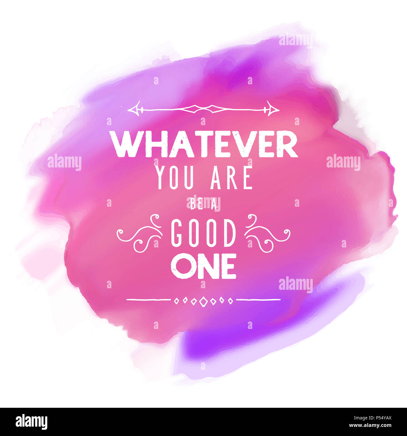 Inspirational typography quote on Cut Out Stock Images & Pictures - Alamy