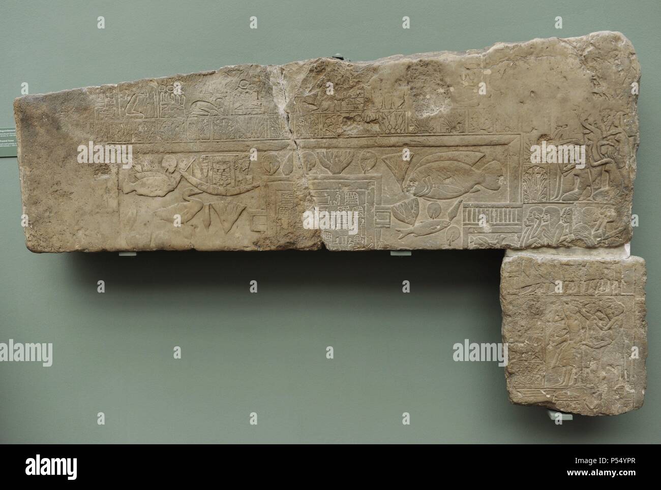 Relief depicting a part of a funeral scene from an official's tomb ...