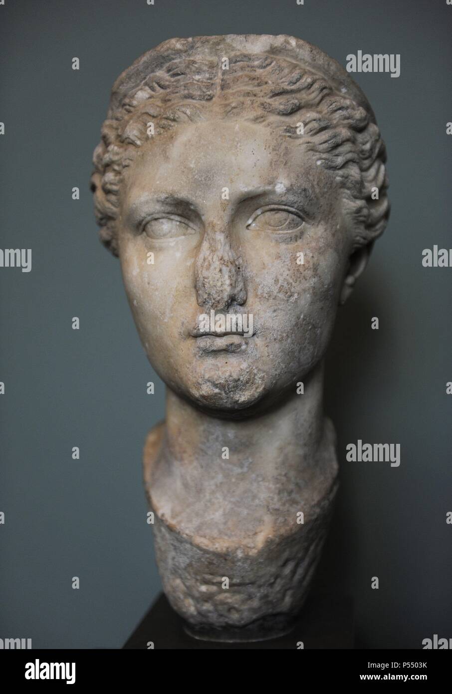 Vibia Sabina (83-136/137). Roman Empress, wife of Hadrian. Bust. Marble ...