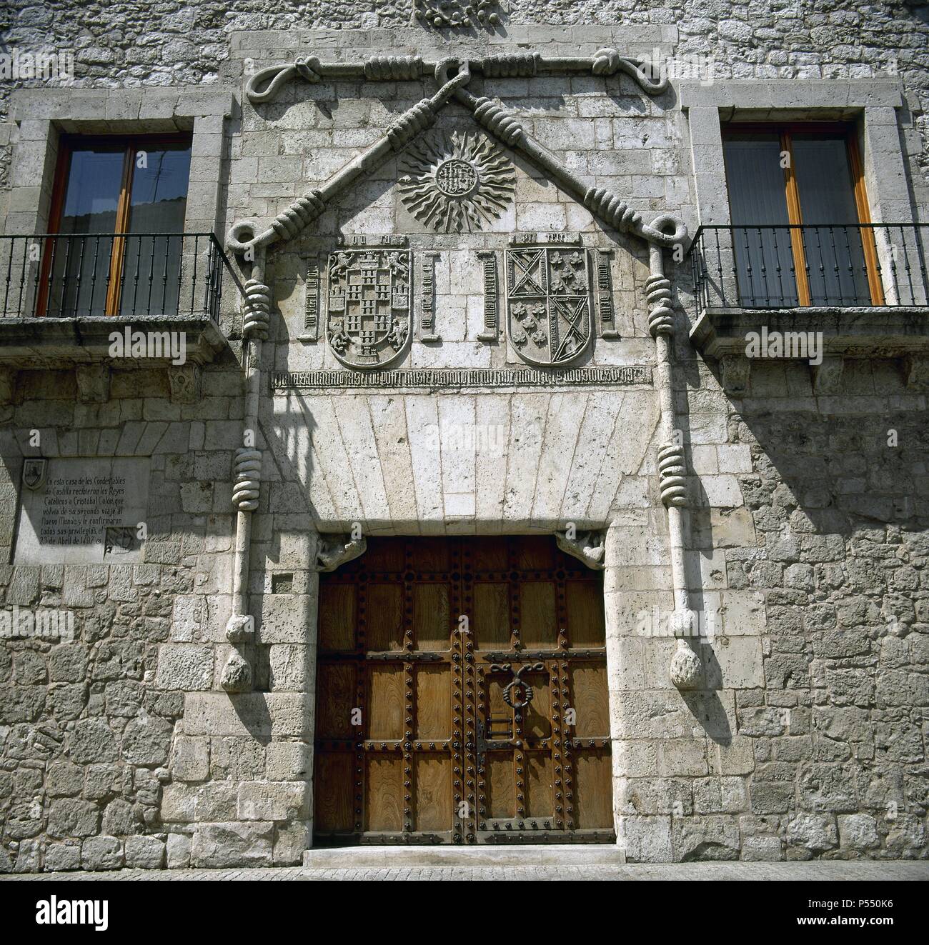 Spain. Burgos. The Cordon's House. Palace of the Constables of Castile ...