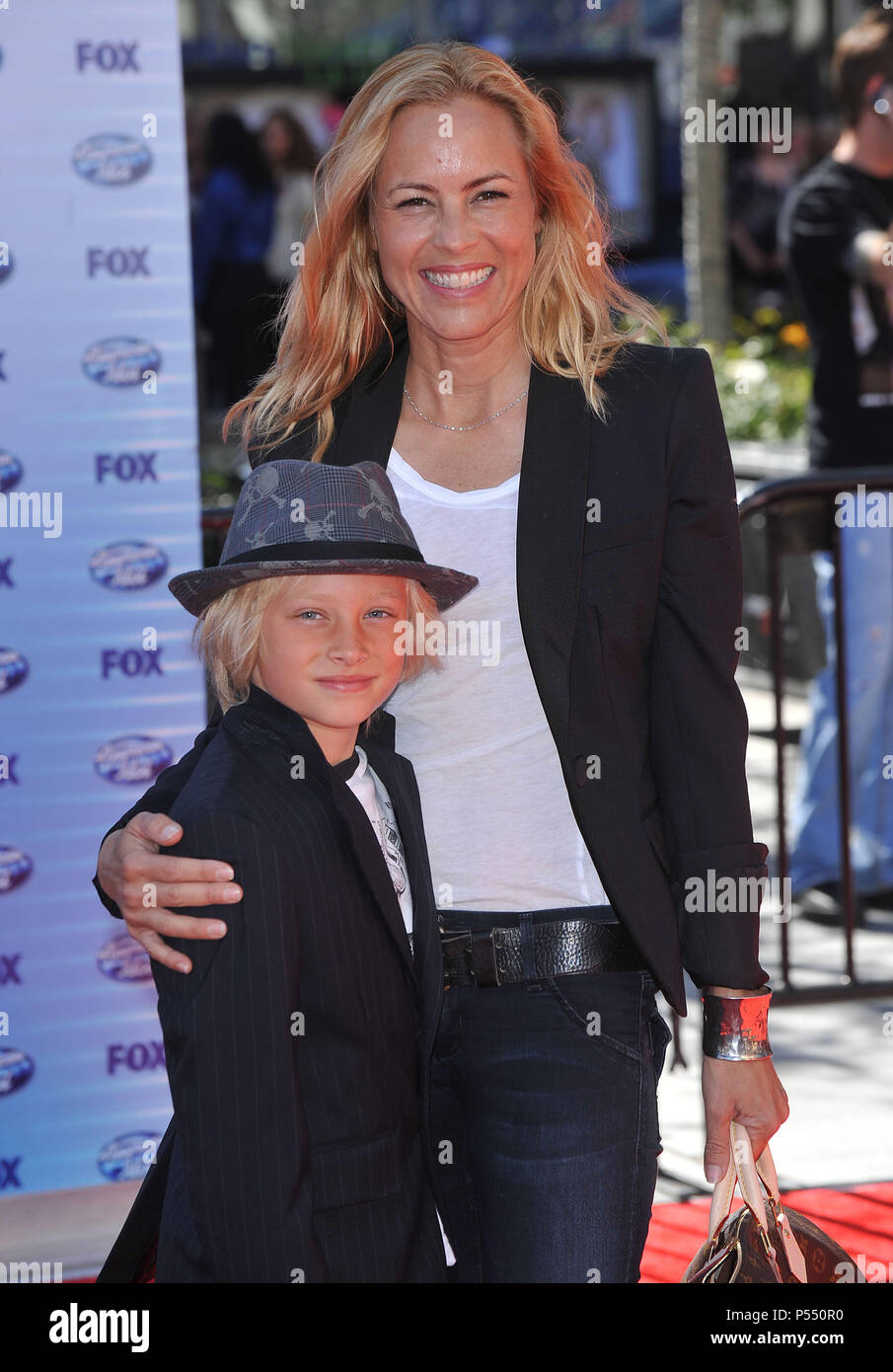 Maria Bello Jack 65 - American Idol Finale 2010 at the Nokia Theatre In ...