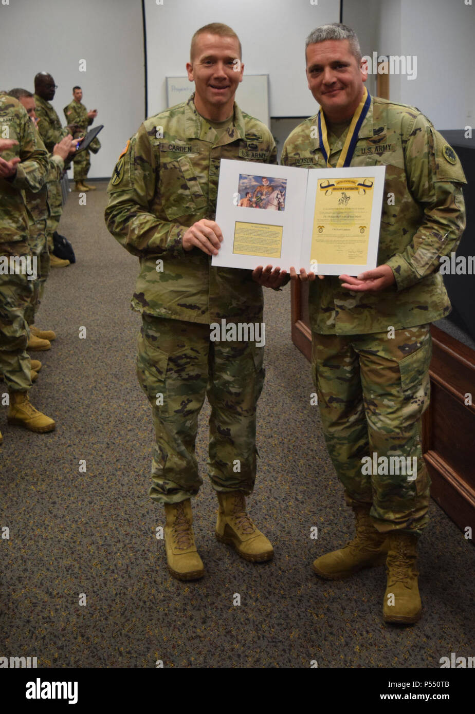 Brigadier General Tom Carden, commanding general of the Georgia Army ...
