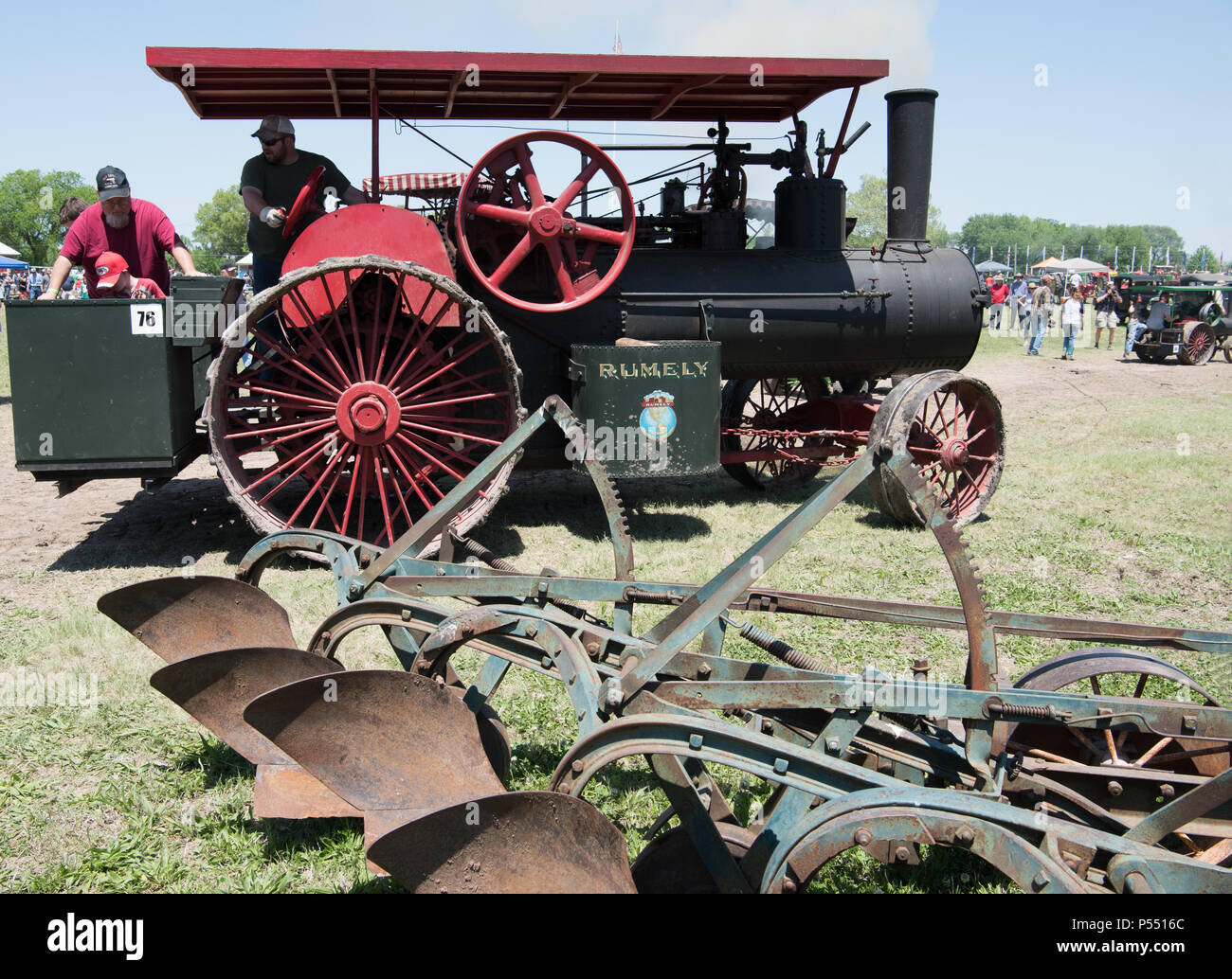 steam tractor vintage Stock Photo - Alamy