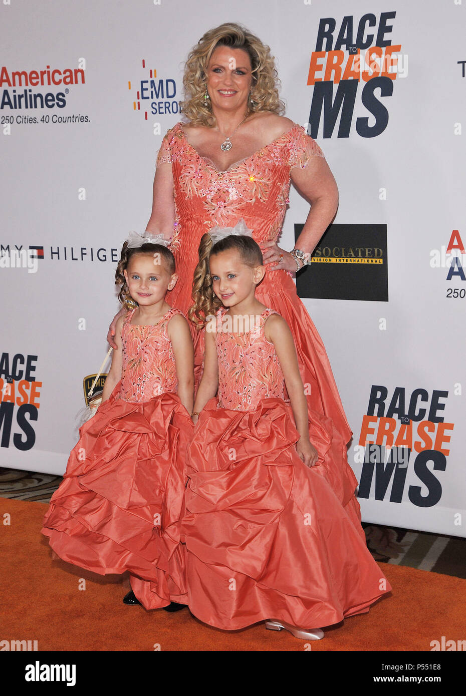 Nancy Davis Isabella Rickel Mariella Rickel 156 - 17th Annual Race To ...