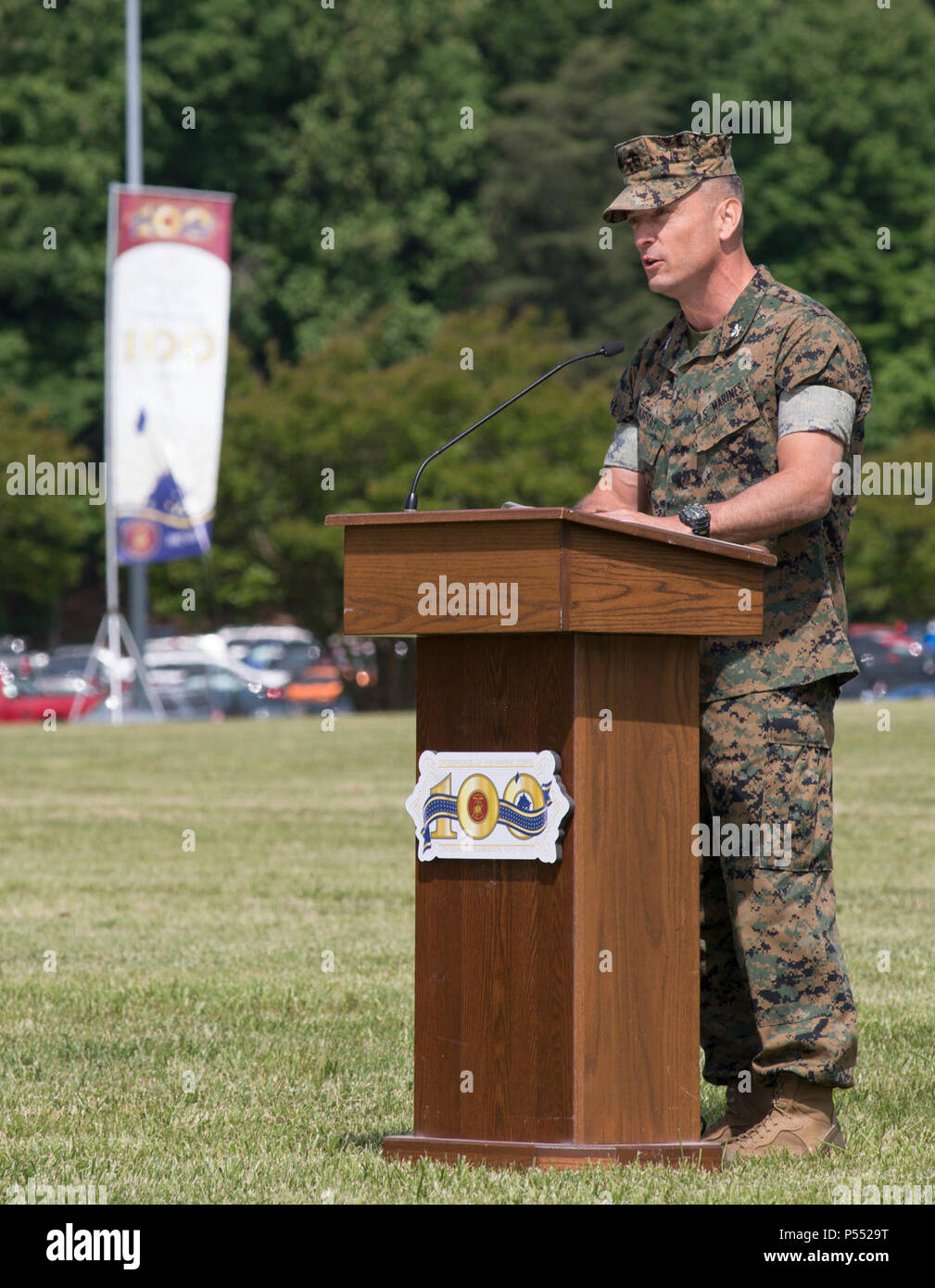 U.S. Marine Corps Col. Joseph M. Murray, commanding officer of Marine ...