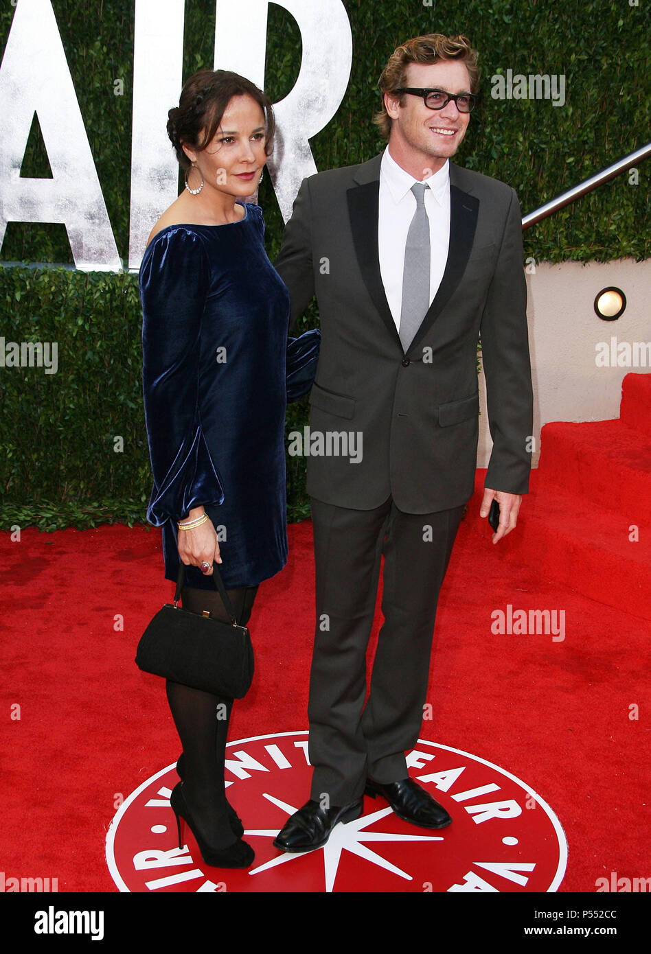Simon Baker wife 82 - Vanity Fair After Oscars Party In Los Angeles ...