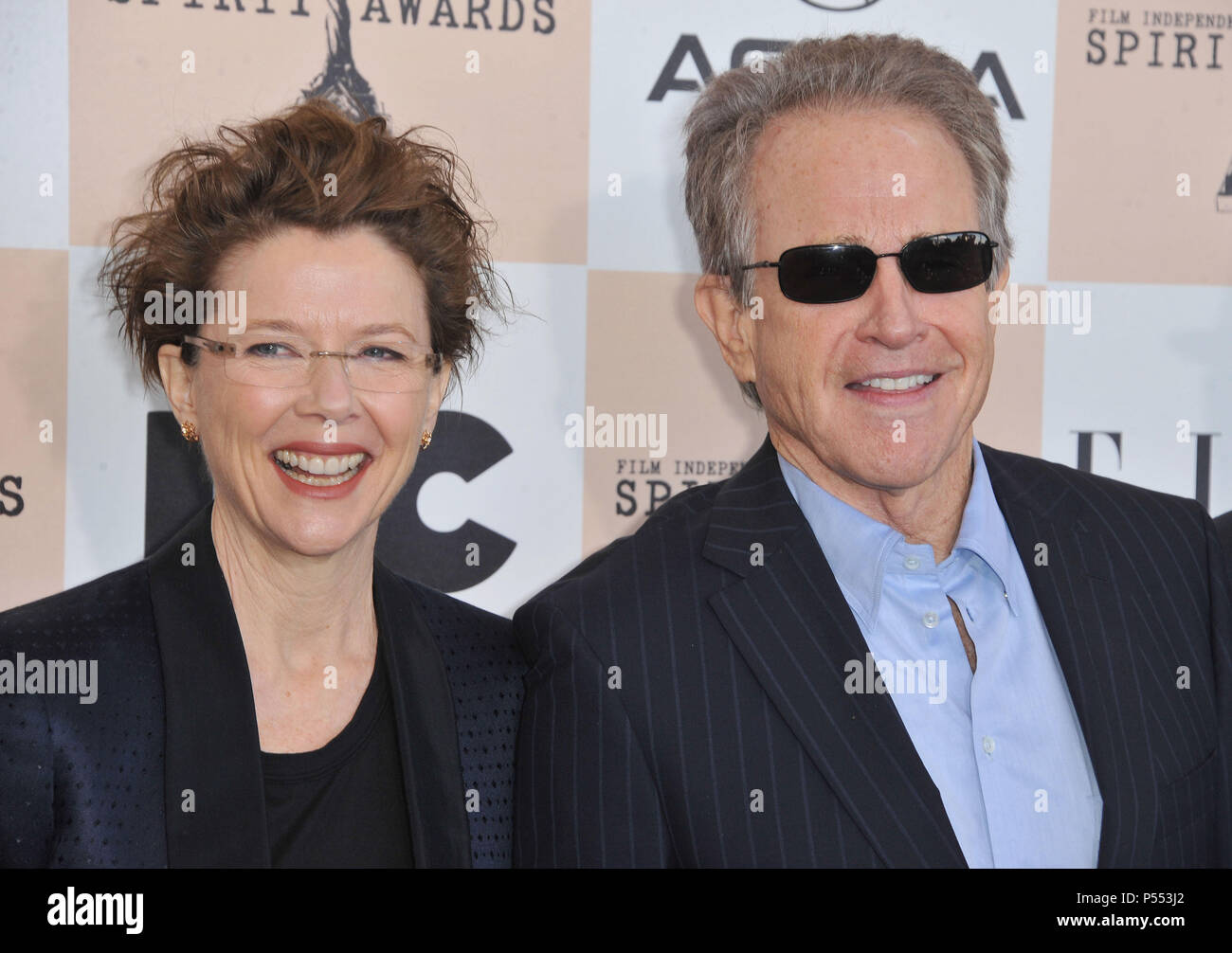 Annette bening and family hi-res stock photography and images - Alamy