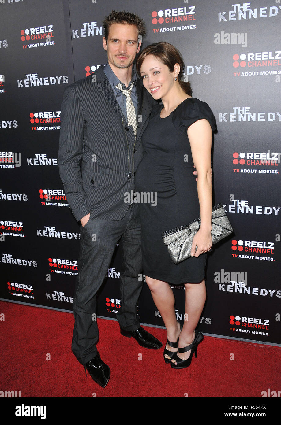 Autumn Reeser, husband at The Kennedy Premiere at the Academy Of Motion ...