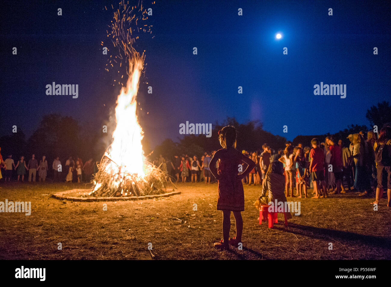 Full moon dance hi-res stock photography and images - Alamy