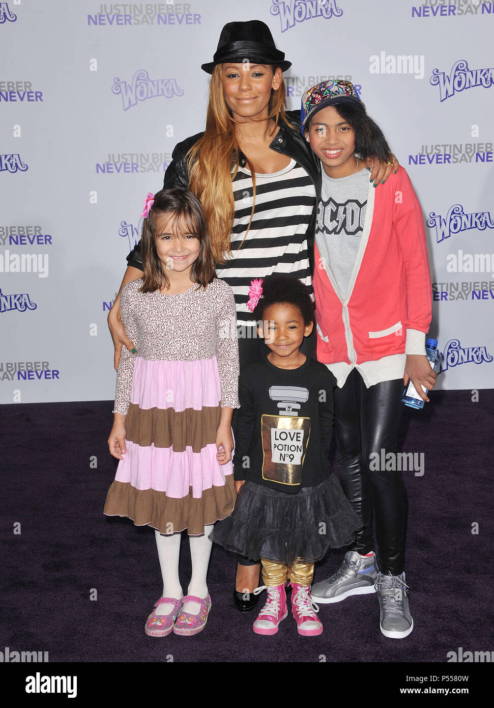 Mel b and family hi-res stock photography and images - Alamy