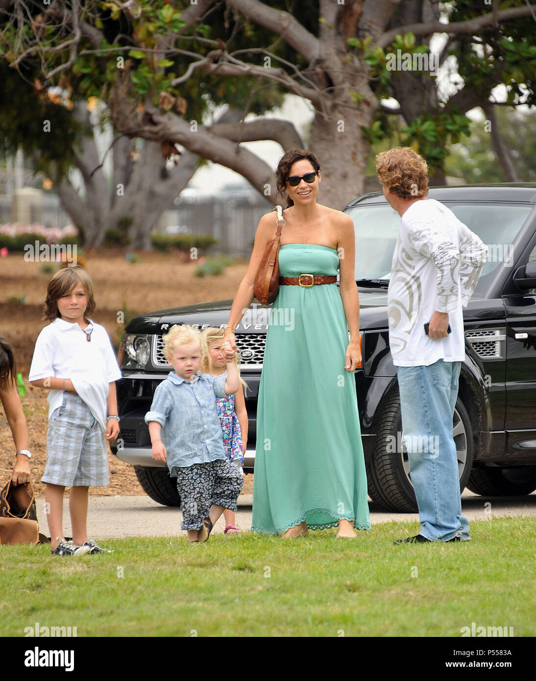 Minnie Driver, Son Henry, Friends at the Pediatric Aid Foundation 2011 ...