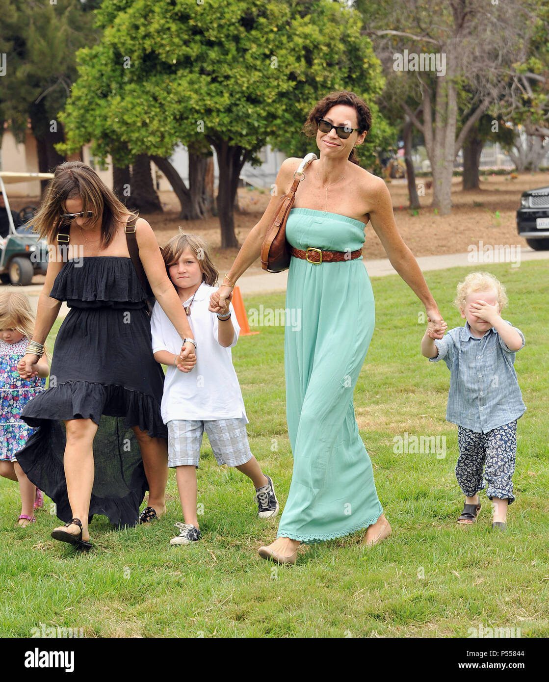 Minnie Driver, Son Henry, Friends at the Pediatric Aid Foundation 2011 ...
