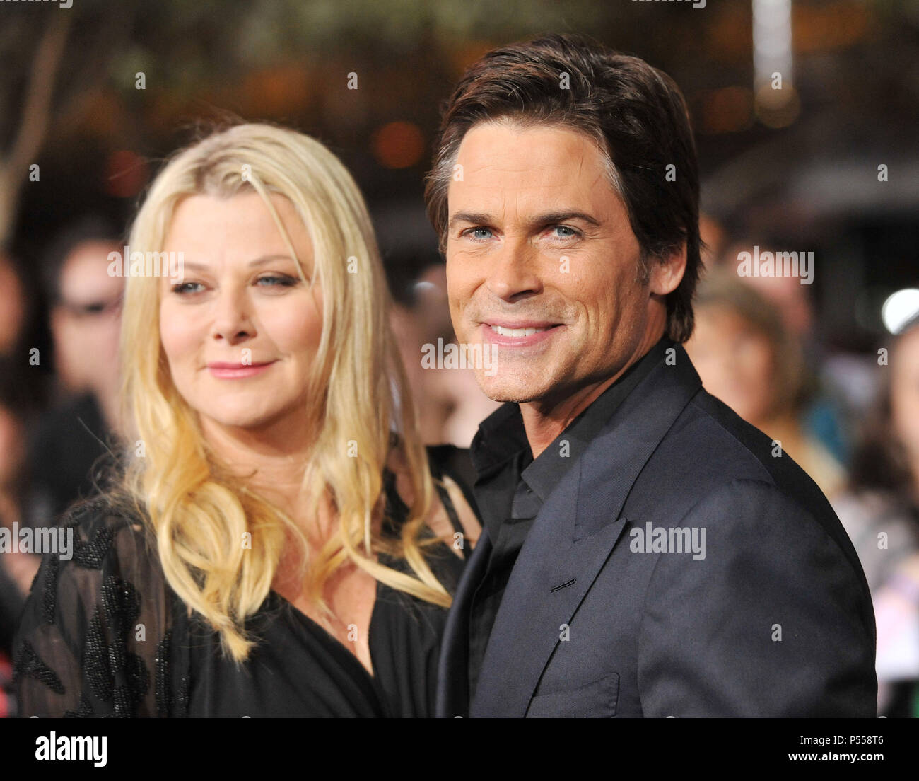 Rob Lowe and wife at The Twilight Saga-Breaking Dawn Premiere at the ...