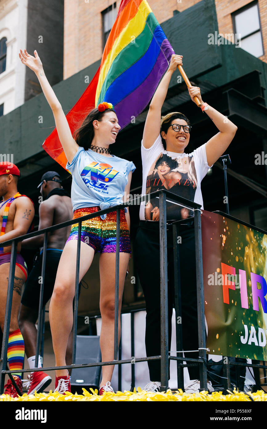 Taken at the New York Pride Parade on June 24, 2018. Credit: Shauna ...