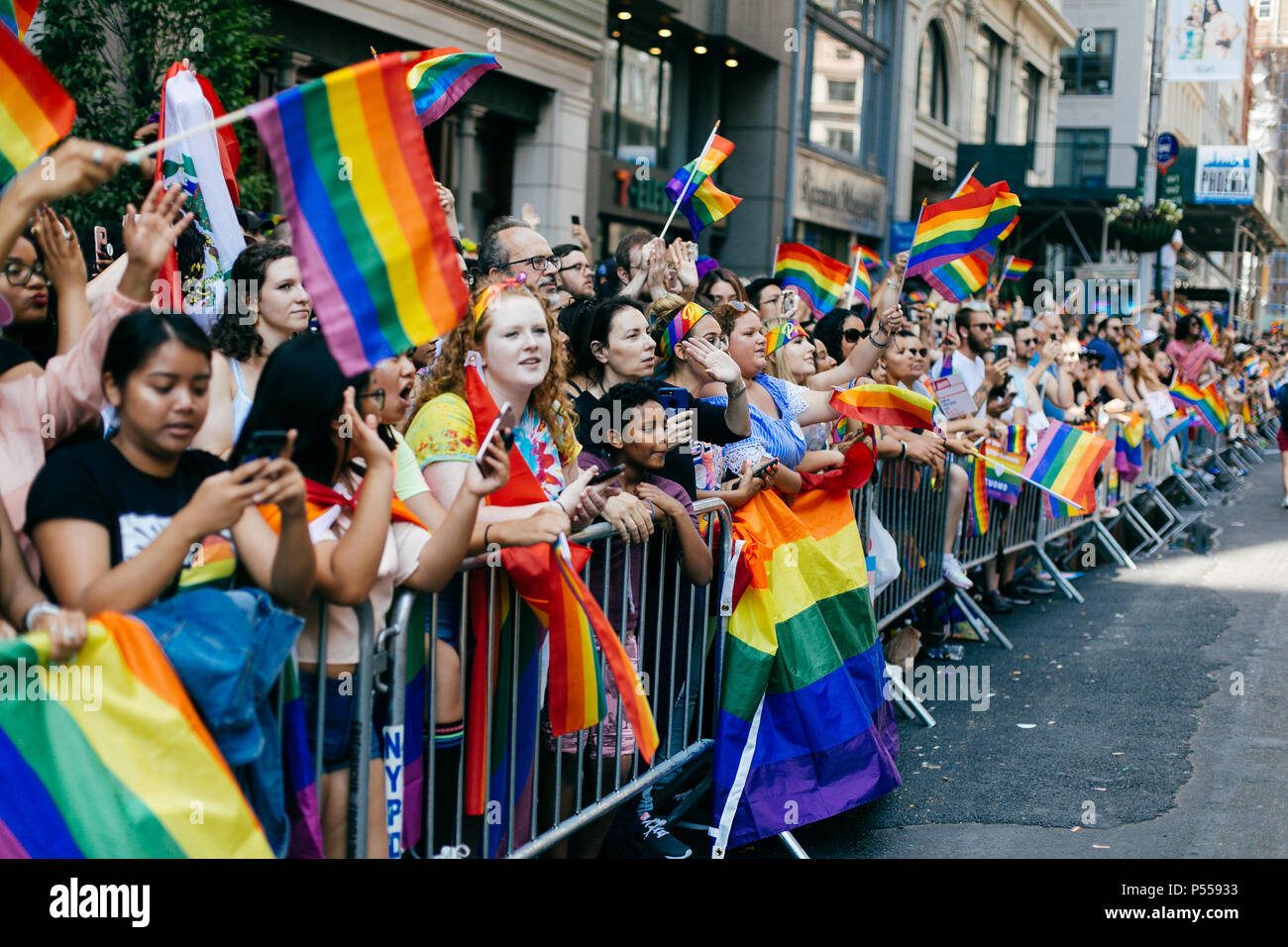 Pride nyc 2018 hi-res stock photography and images - Alamy
