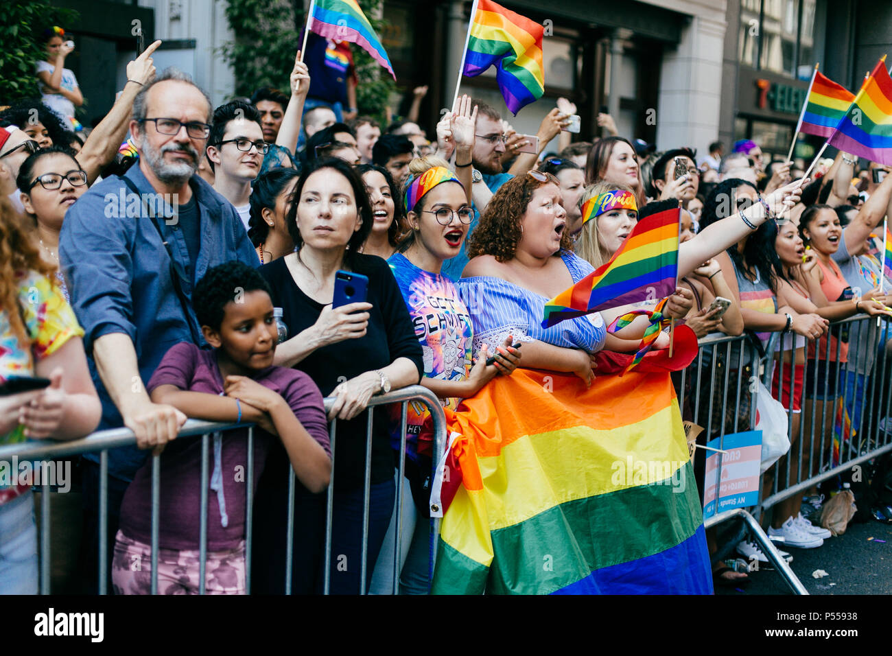 Taken at the New York Pride Parade on June 24, 2018. Credit: Shauna ...