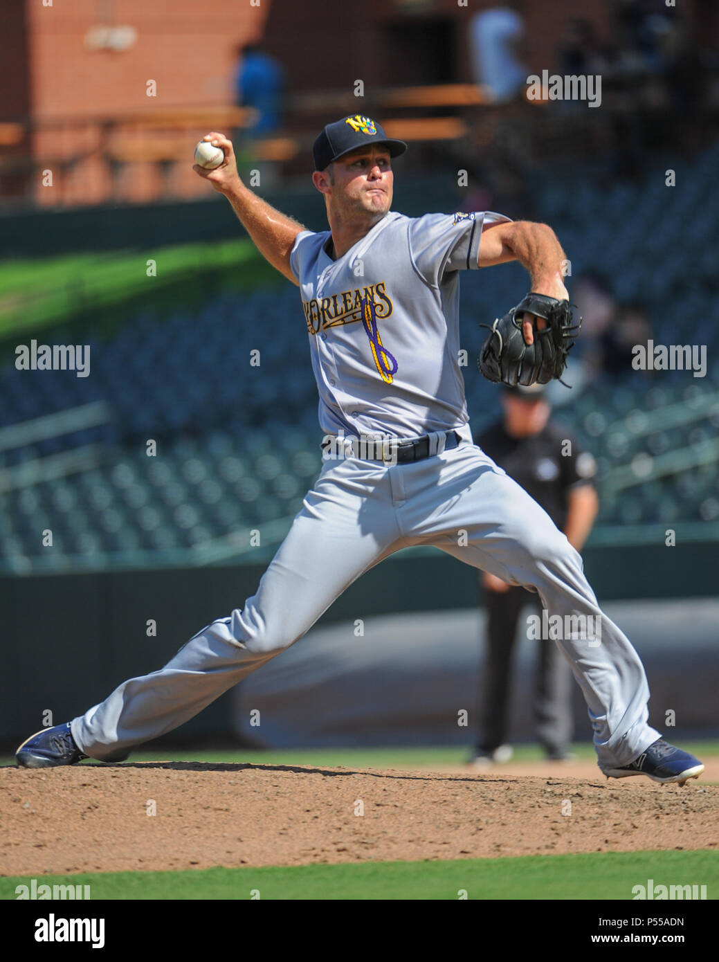 une 24, 2018; Memphis, TN, United States; New Orleans pitcher, Tyler ...