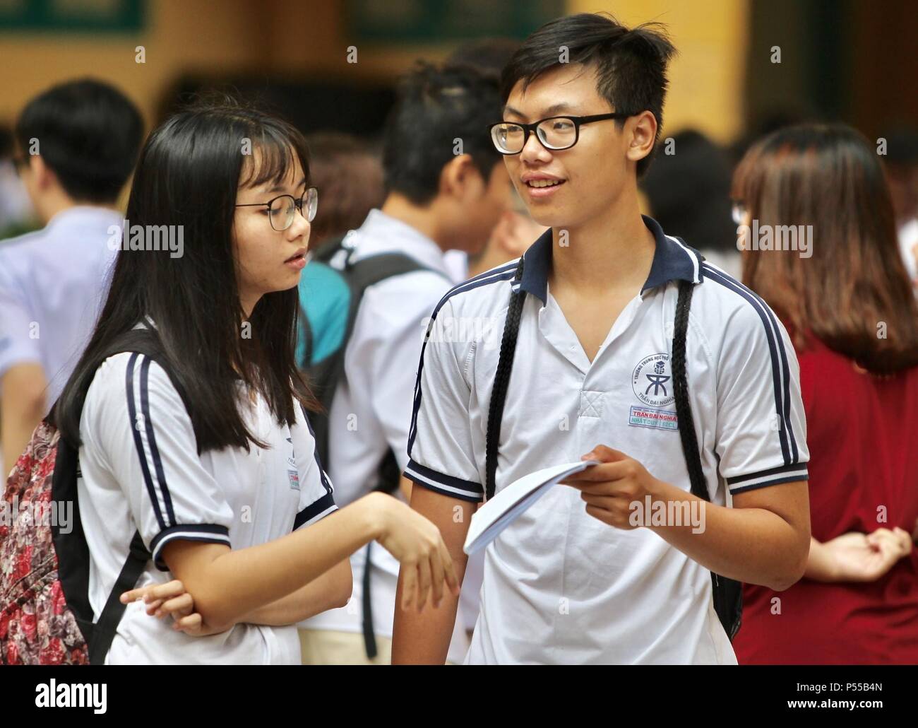 Vietnamese high school students hi-res stock photography and images - Alamy