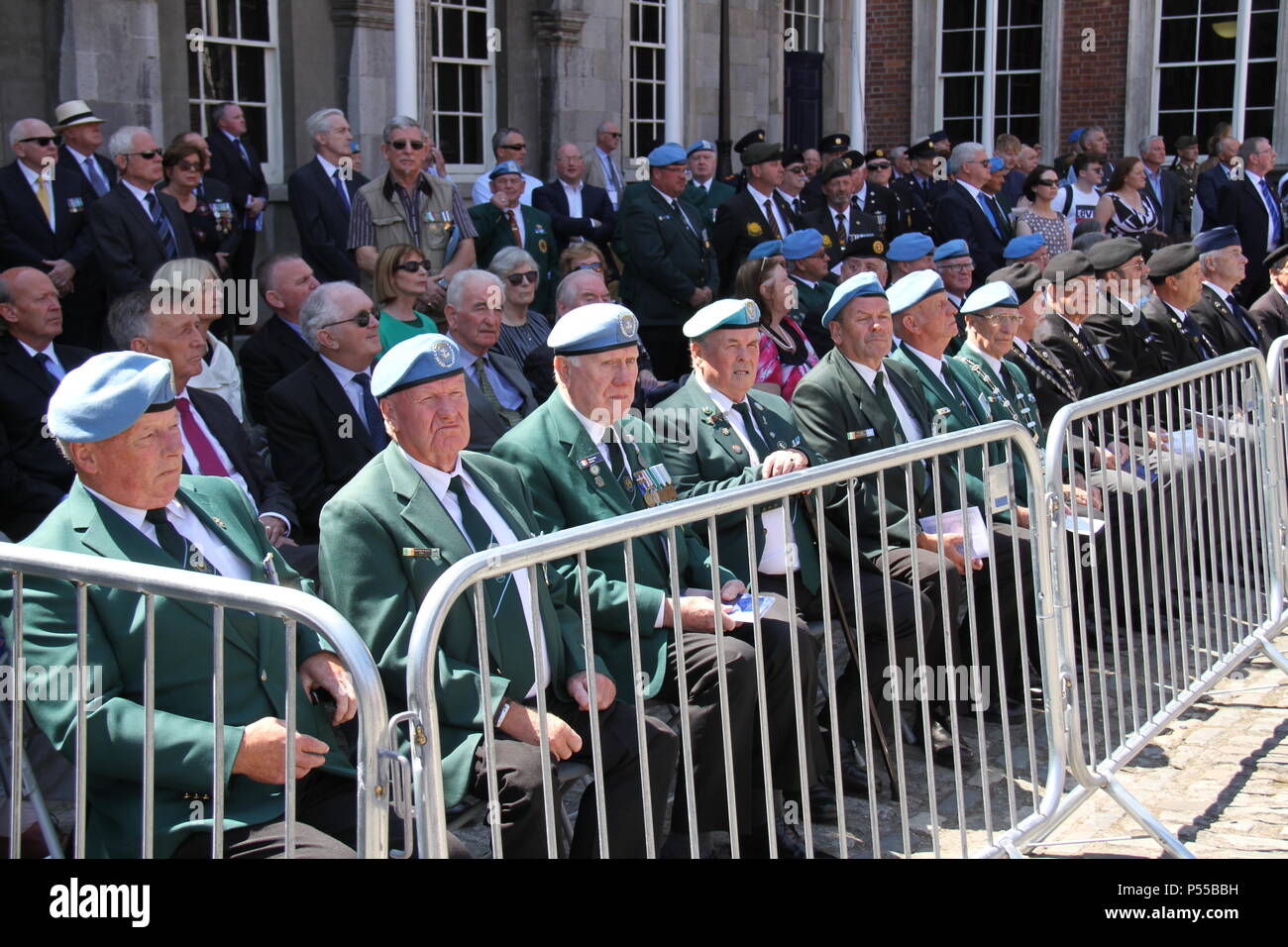 Dublin, Ireland. 24th June, 2018. A group of Irish UN peacekeeping ...