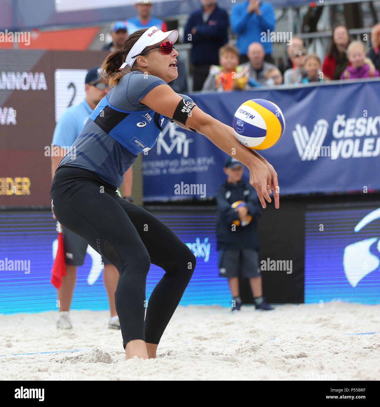 Ostrava, Czech Republic. 24th June, 2018. Barbora Hermannova (CZE) in ...