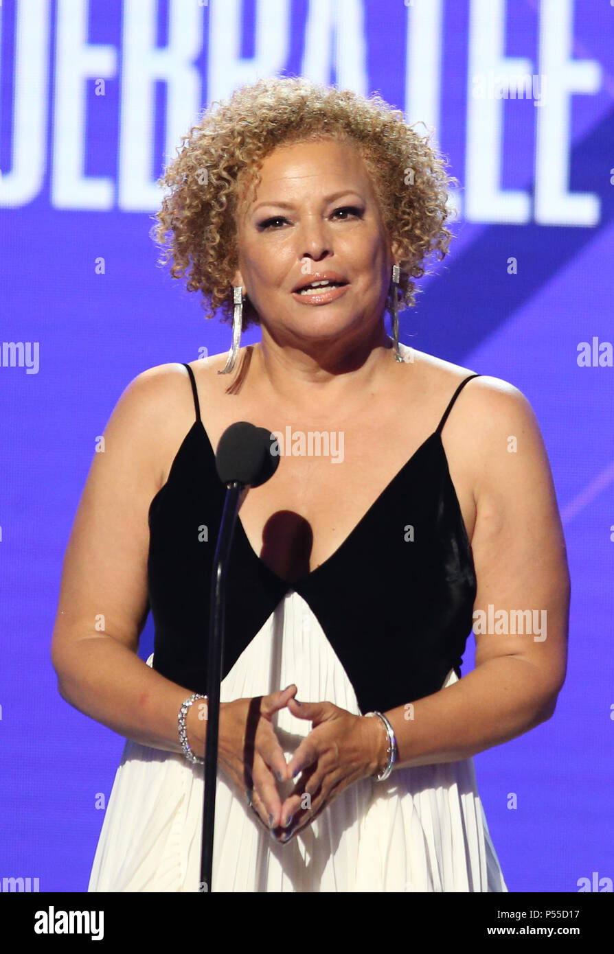 Los Angeles, Ca, USA. 24th June, 2018. Debra Lee, at the 2018 BET ...