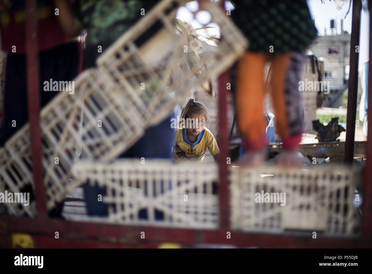 Gaza City, The Gaza Strip, Palestine. 24th June, 2018. Palestinian ...