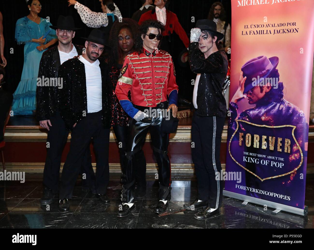 Madrid, Spain. 25th June, 2018. Michael Jackson figure of Museo de Cera ...