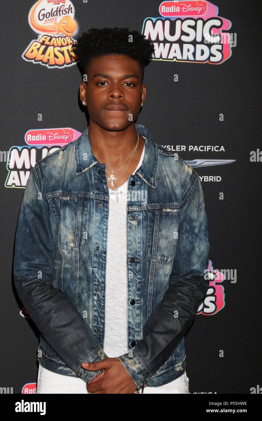 Aubrey Joseph at arrivals for 2018 Radio Disney Music Awards - Part 3 ...