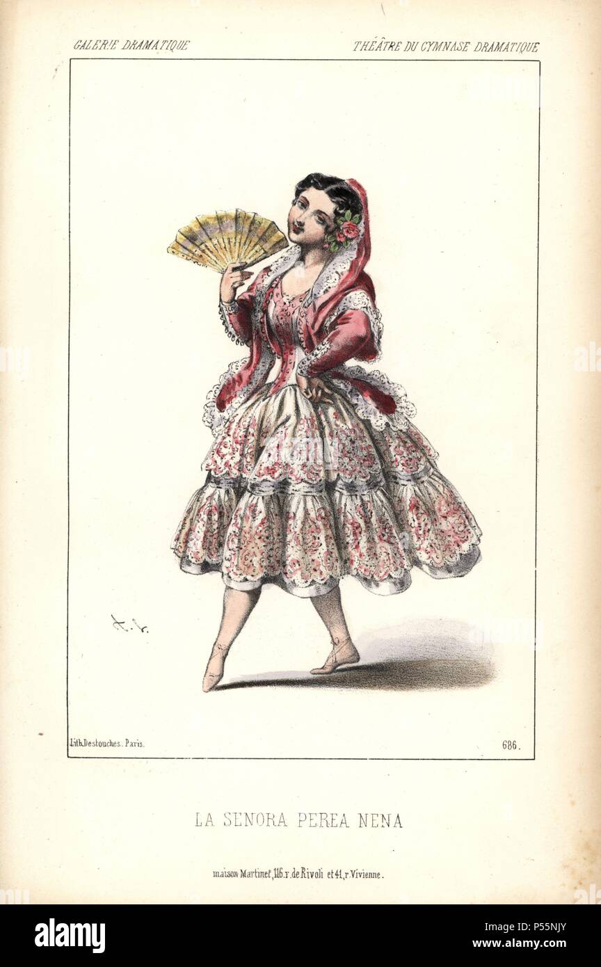La Senora Perea Nena at the Gymnase Dramatique. Perea Nena was a ...