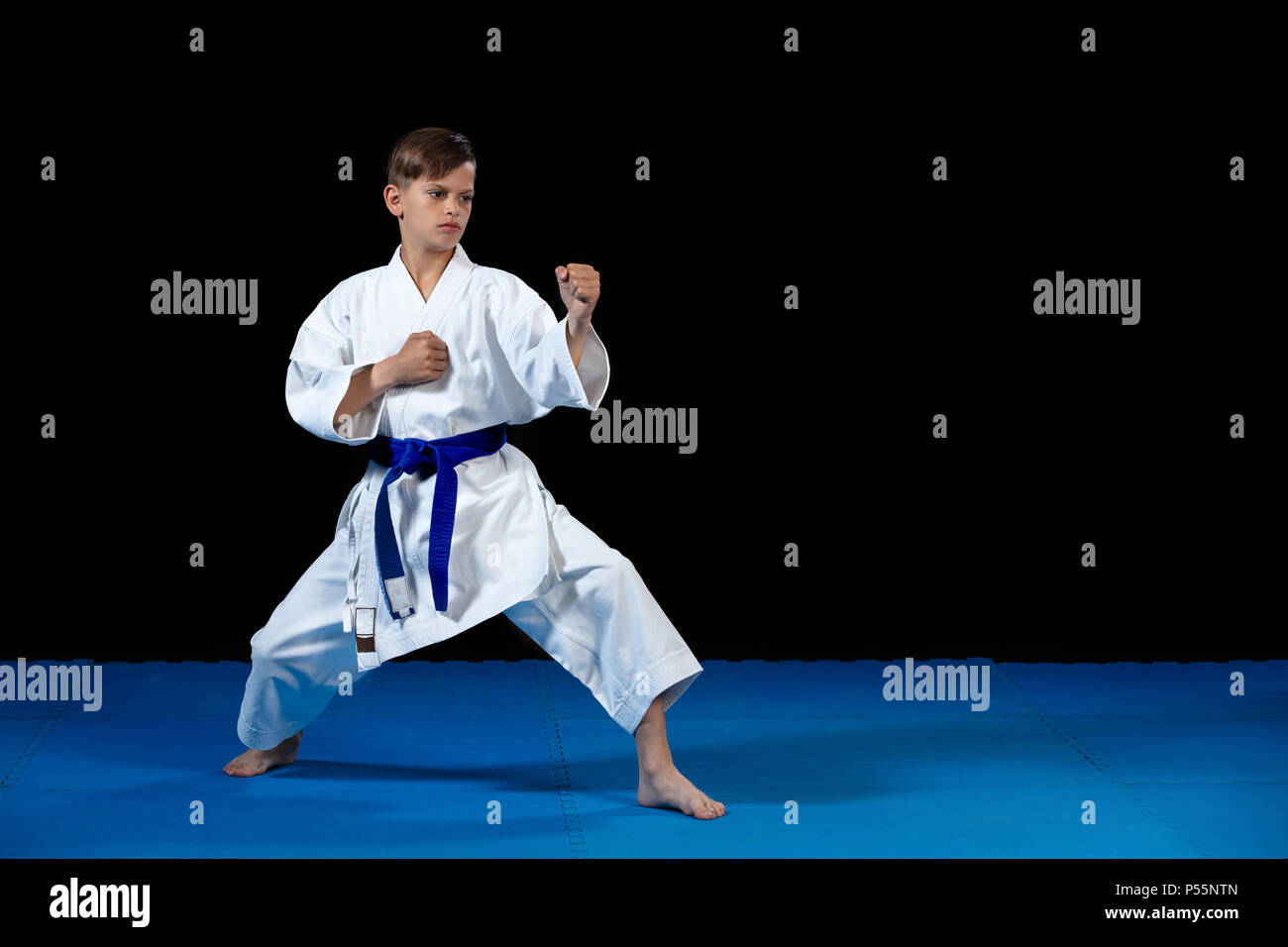 Martial Art Karate Boy High Resolution Stock Photography and Images - Alamy