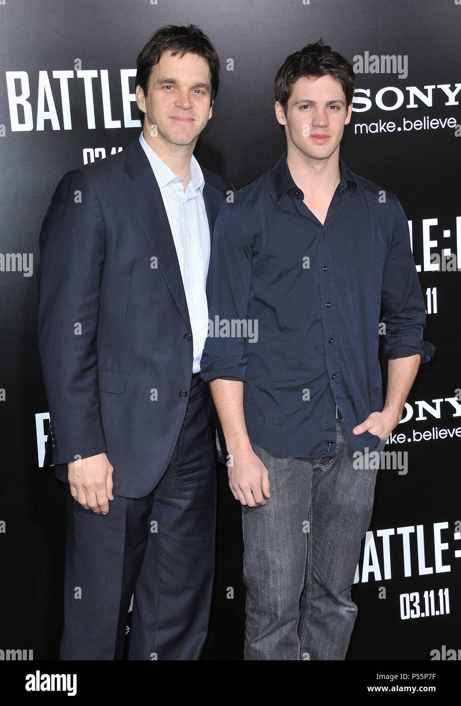 Steven R. McQueen and Luc Robitaille 67 at the Global Green 15th ...