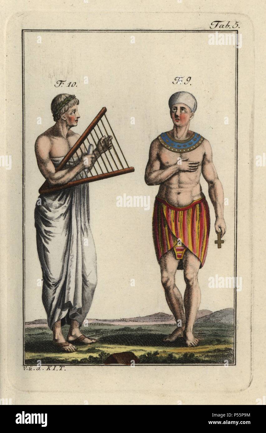 Egyptian harp hi-res stock photography and images - Alamy