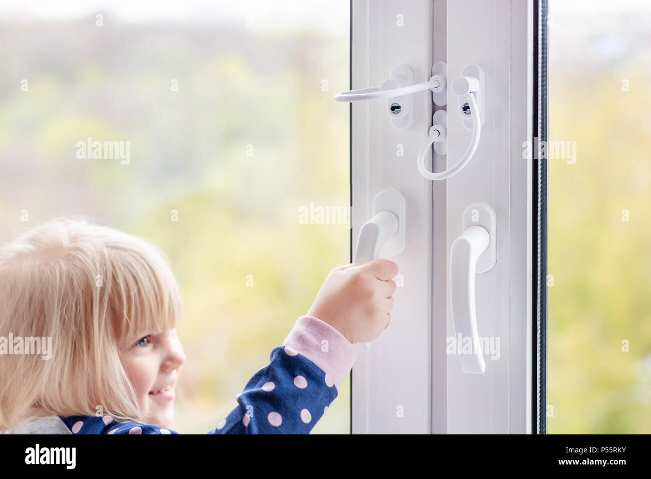 Safety lock toddler hi-res stock photography and images - Alamy