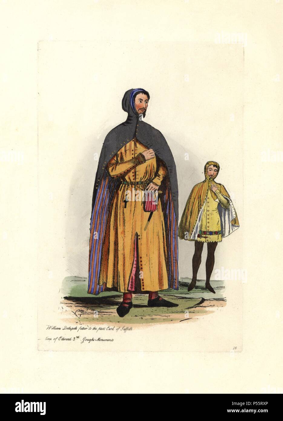 William Delapole, father to the first Earl of Suffolk, reign of Edward ...