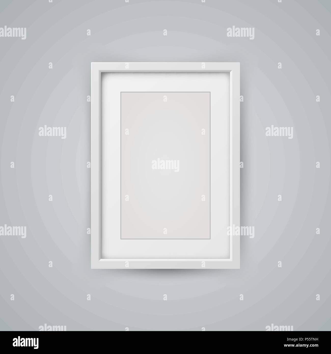 Frame for photo on the grey background Stock Vector Image & Art - Alamy